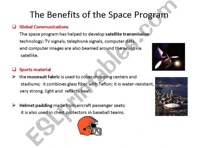 Space Program Benefits
