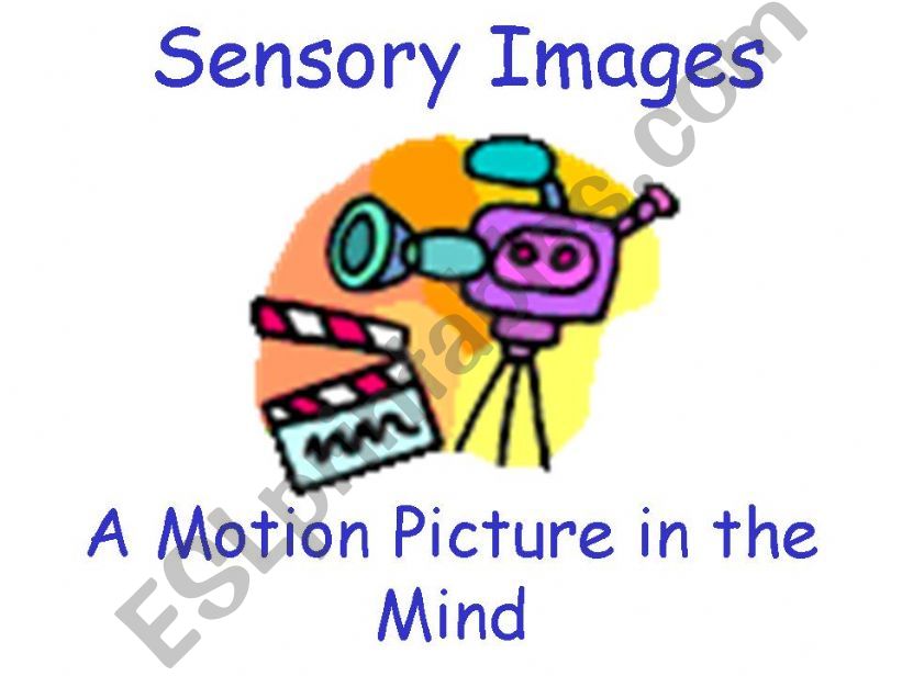 ESL - English PowerPoints: Sensory Images - Powerpoint
