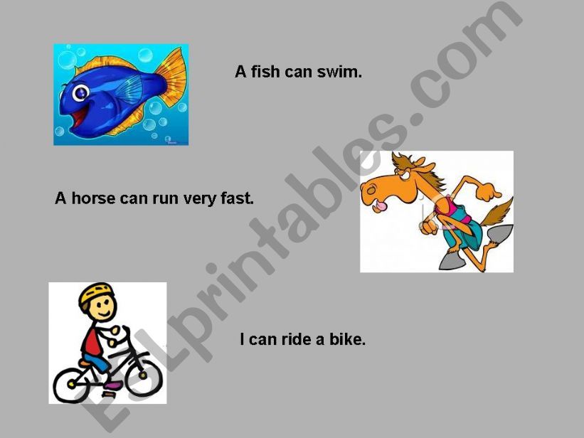 ESL - English PowerPoints: can can´T