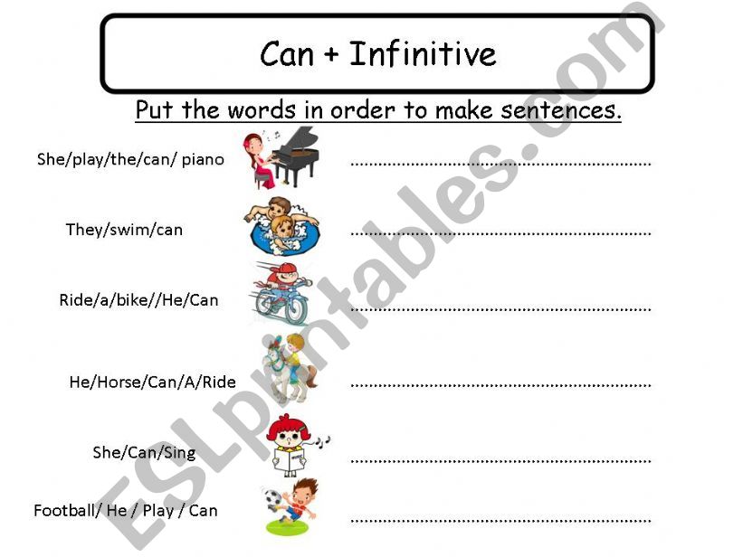 ESL - English PowerPoints: Can
