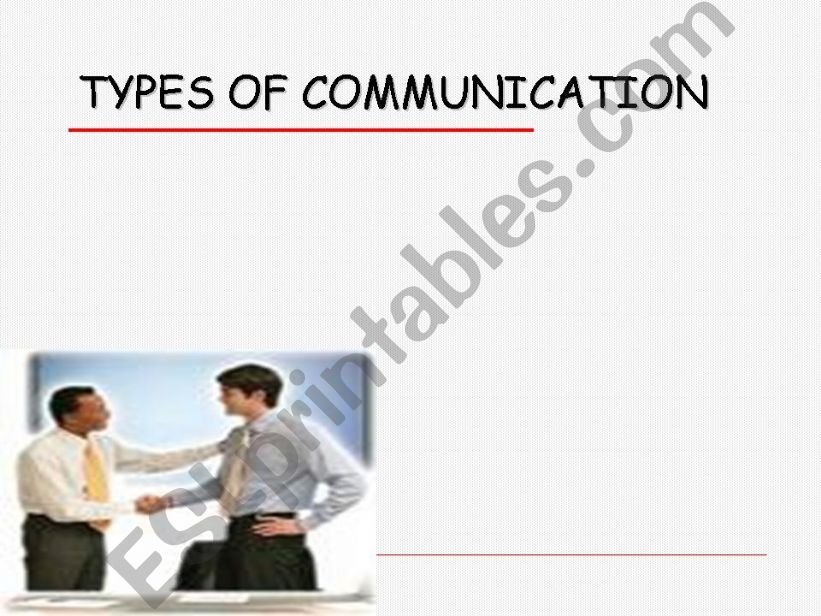 ESL - English PowerPoints: Communication