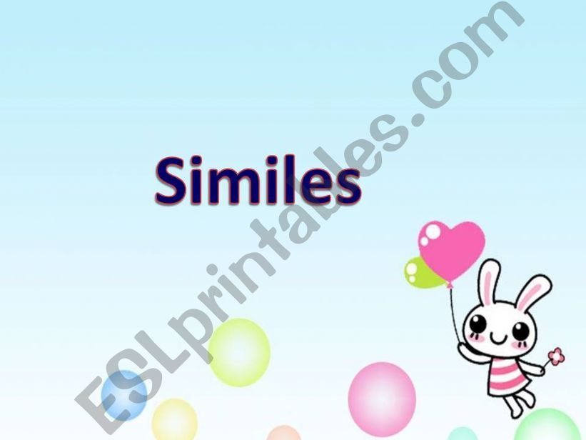 ESL - English PowerPoints: Simile