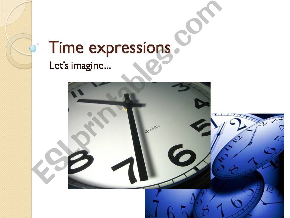ESL - English PowerPoints: time expressions