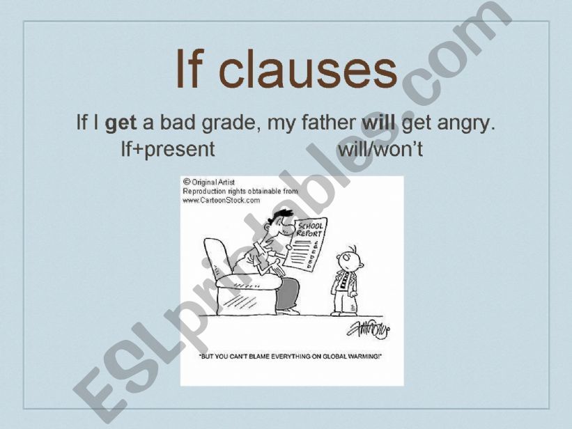 ESL - English PowerPoints: If clauses type 1 and 2
