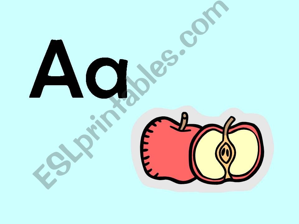 ESL - English PowerPoints: alphabets