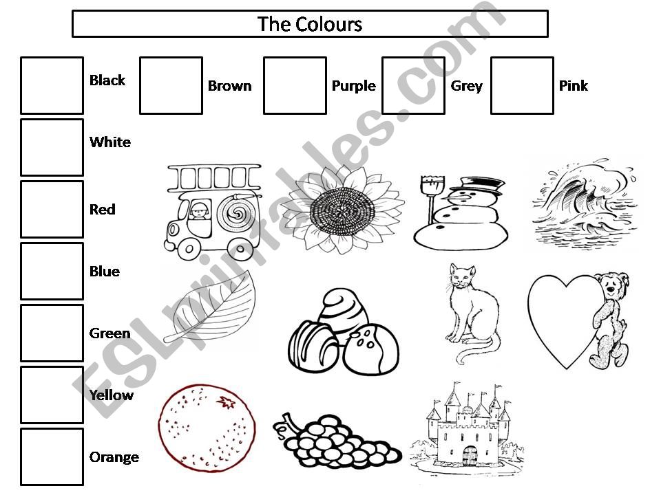 ESL - English PowerPoints: 11 Colours