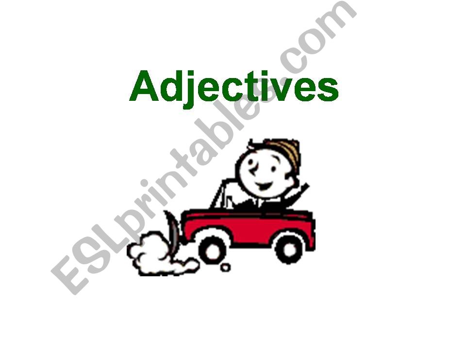 ESL - English PowerPoints: Adjective