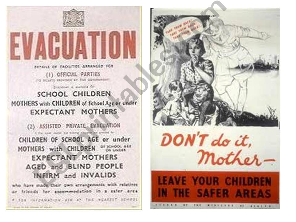 Evacuation Ww2 Poster