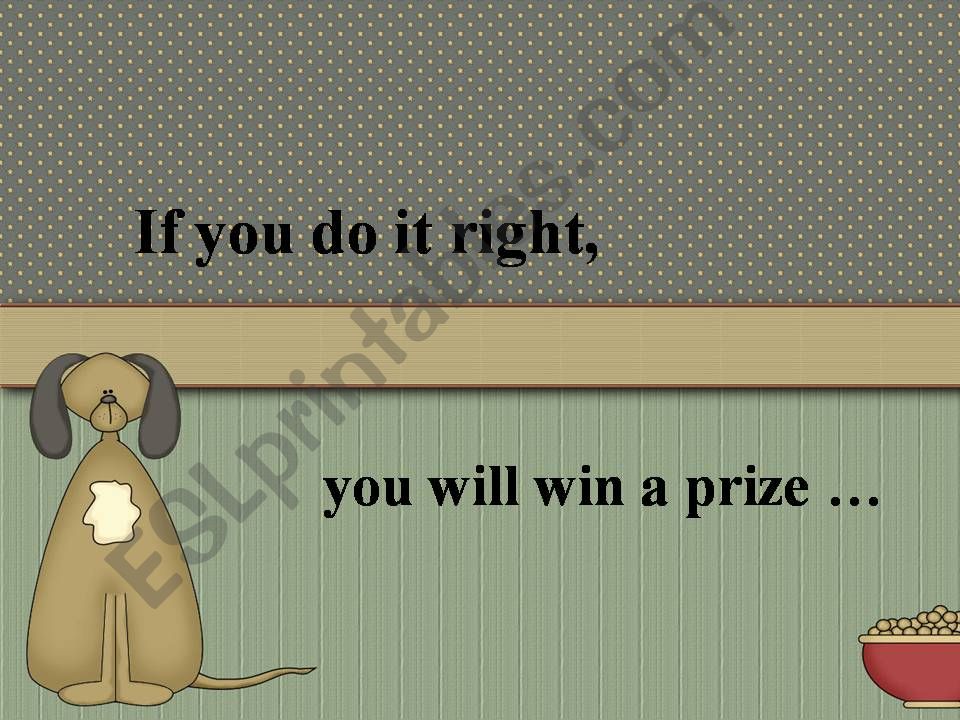 ESL - English PowerPoints: first conditional