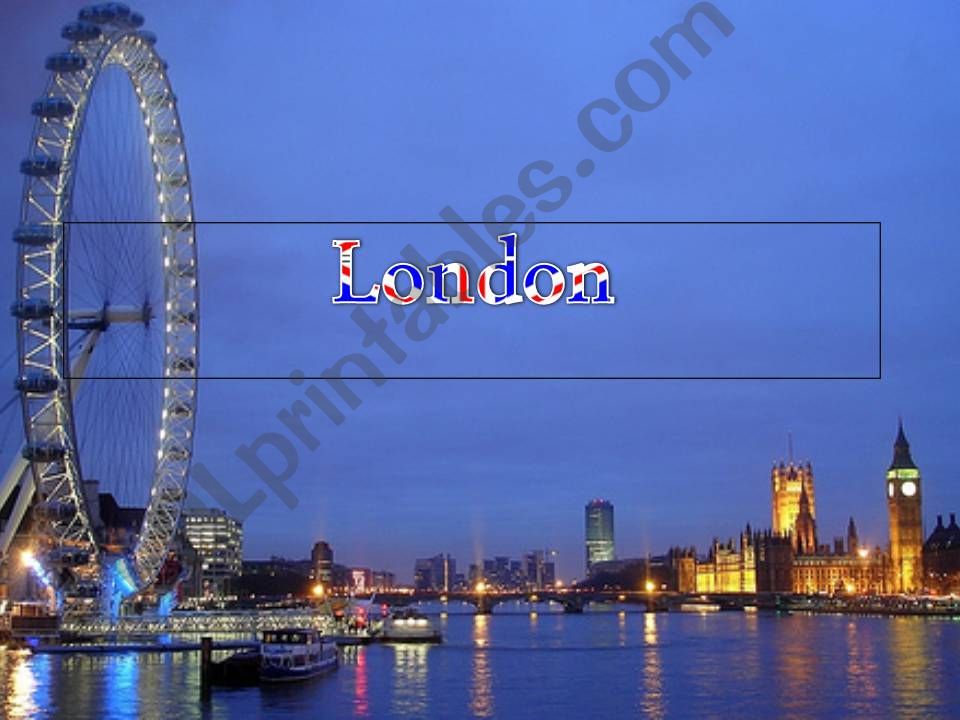 ESL - English PowerPoints: London