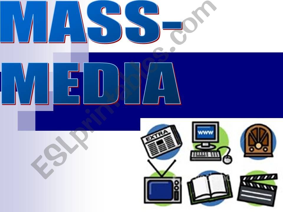 ESL - English PowerPoints: Mass Media