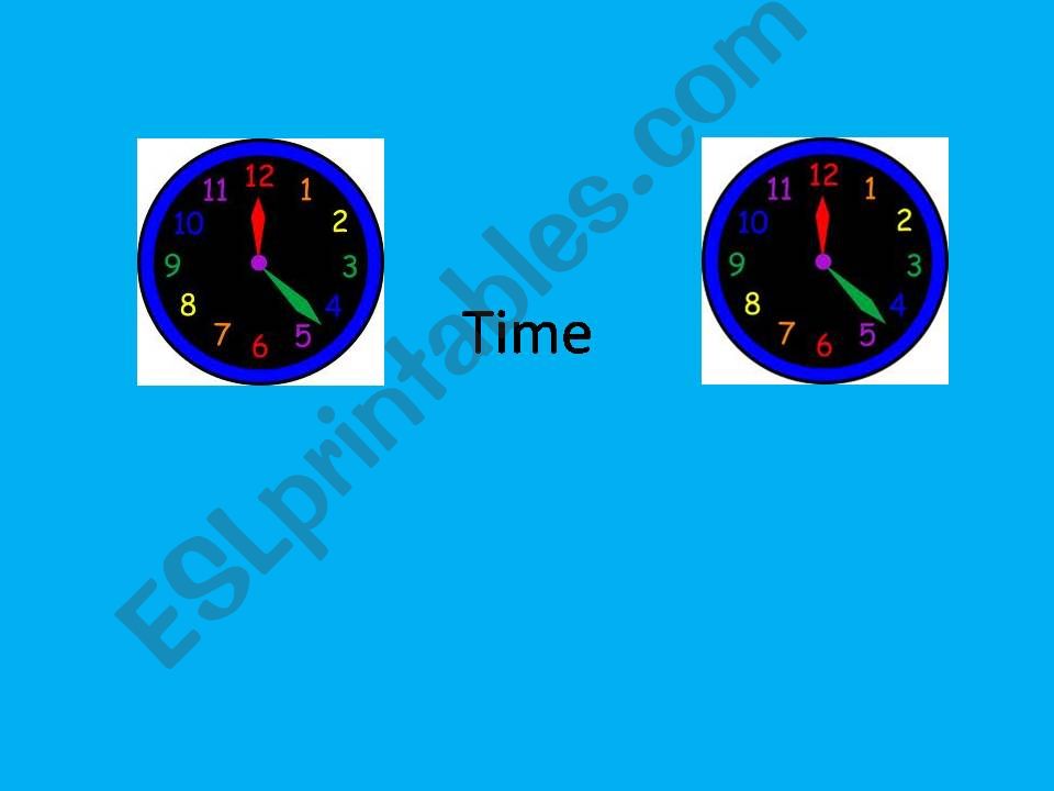 ESL - English PowerPoints: Time - cultural difference