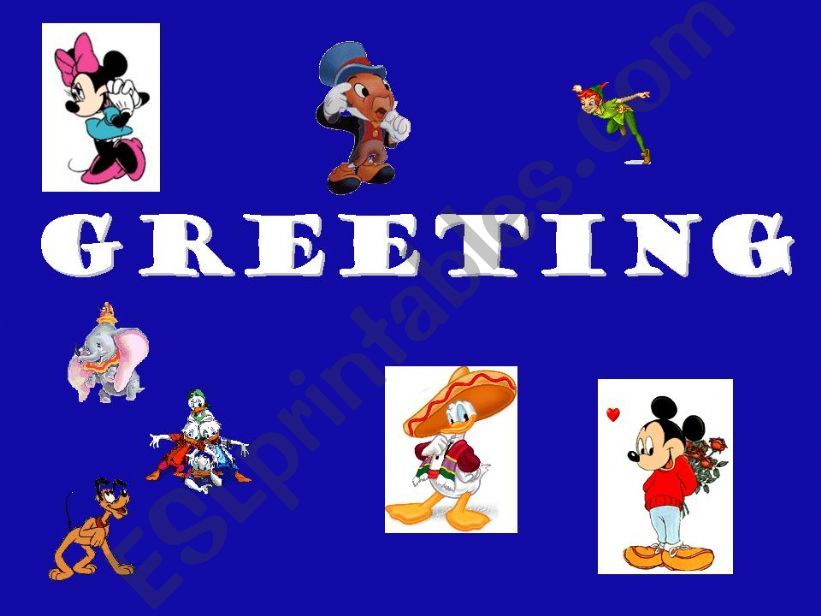 ESL - English PowerPoints: Greeting