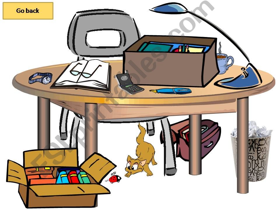 Messy Desk Clip Art