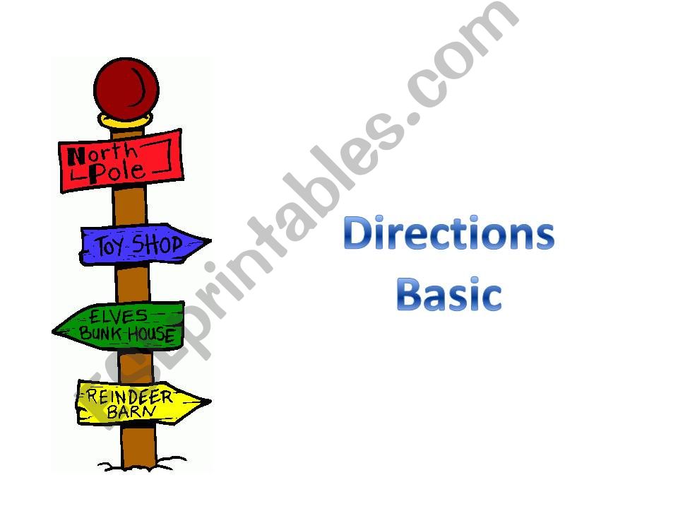 ESL - English PowerPoints: Directions