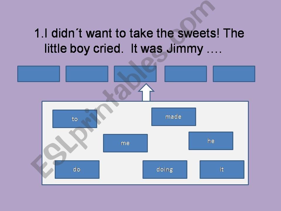 ESL - English PowerPoints: make, let and allow exercises