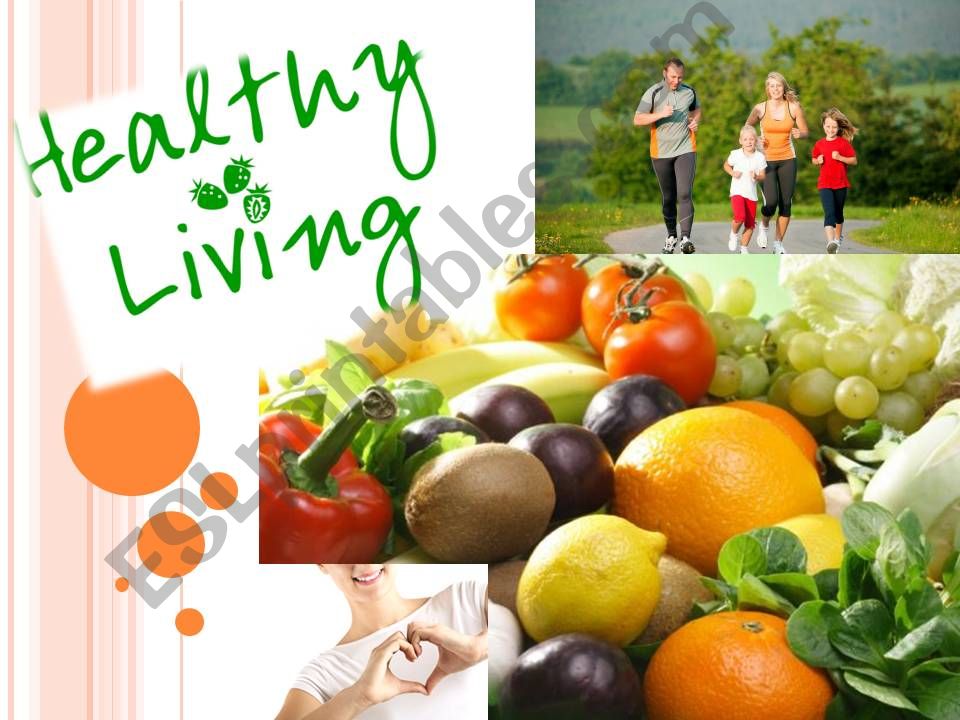 ESL - English PowerPoints: Healthy Living