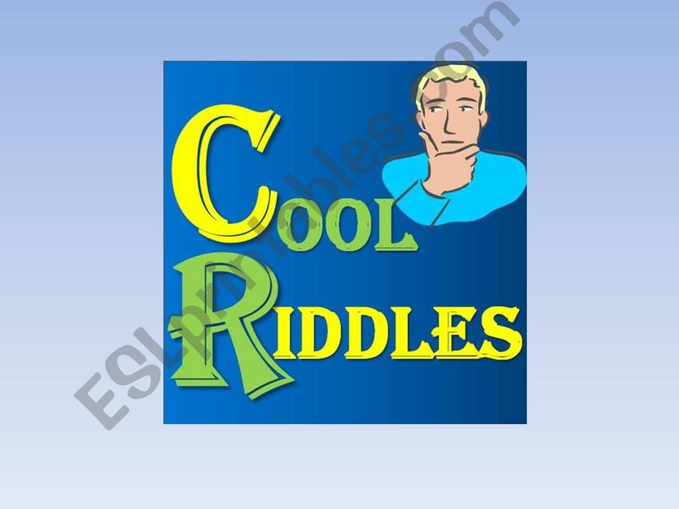 ESL - English PowerPoints: Riddles