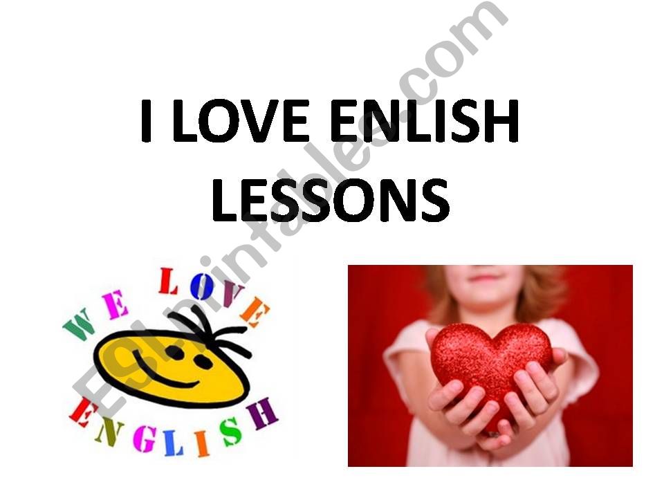 ESL - English PowerPoints: First lesson in kindergarten