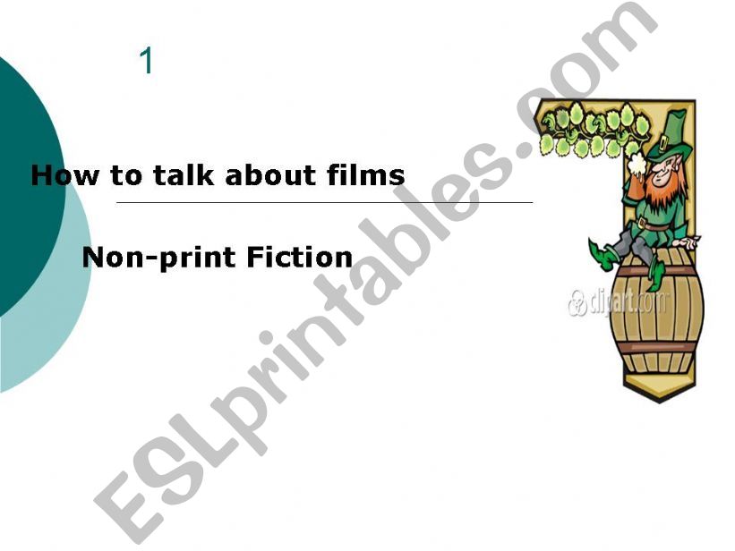 ESL - English PowerPoints: Film elements and discussion (based on the ...