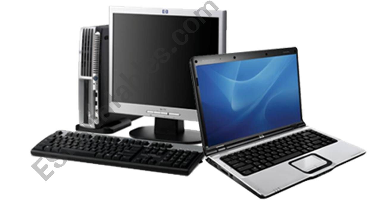 ESL - English PowerPoints: Computers - lesson plan