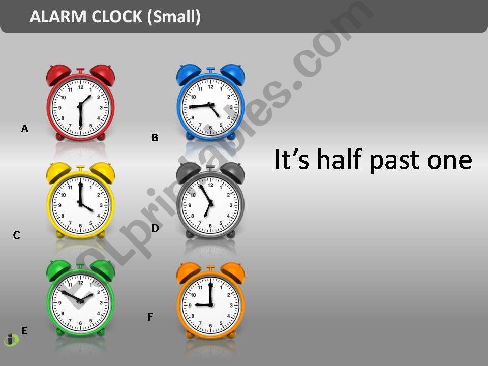 ESL - English PowerPoints: Time: multiple choice
