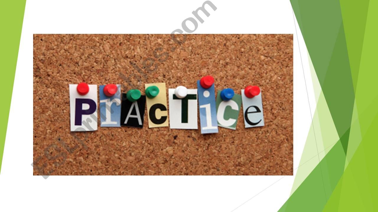 ESL - English PowerPoints: Practice