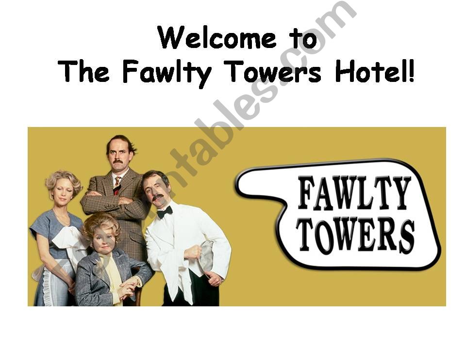 ESL - English PowerPoints: Hotel Problems - Fawlty Towers