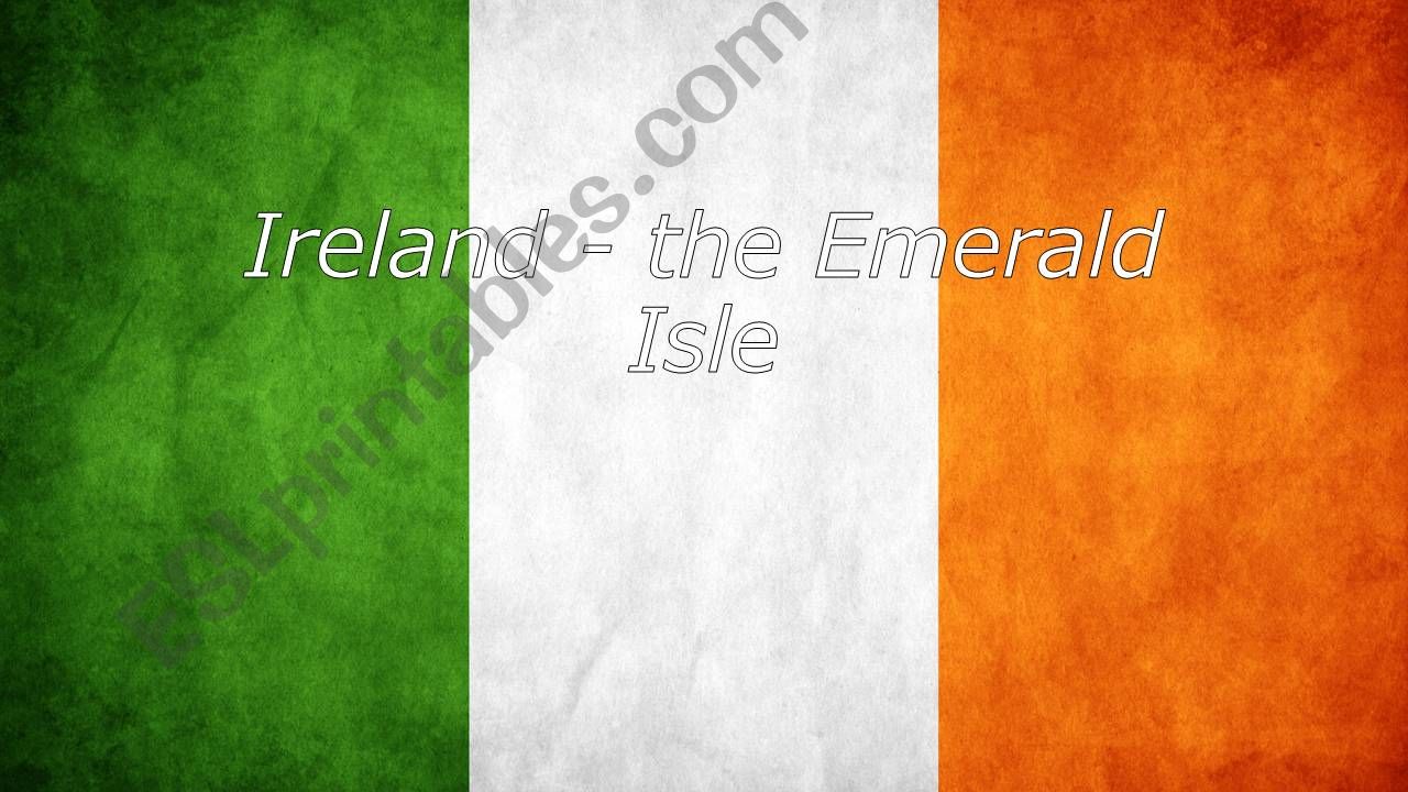 ESL - English PowerPoints: Ireland - general information