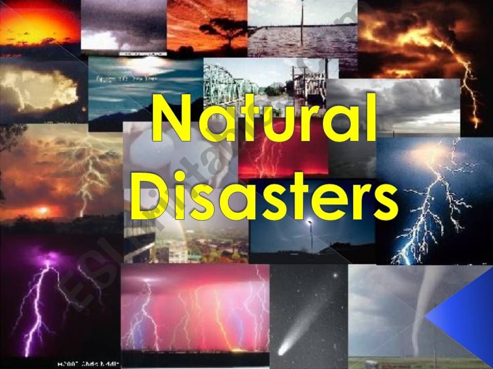 ESL - English PowerPoints: Natural Disasters