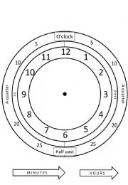 ESL - English PowerPoints: CLOCK DIY to learn to tell the time