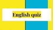 ESL - English PowerPoints: English Quiz