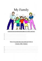 Family worksheets
