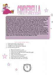 Cinderella worksheets