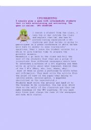 UFO SIGHTING - ESL worksheet by cristinasuma