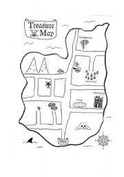 Treasure Hunt - ESL worksheet by gabitza