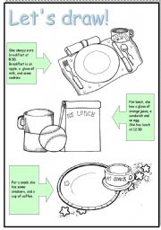 Meals worksheets