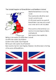The United Kingdom worksheets