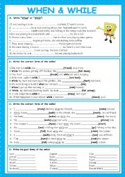 When/while worksheets