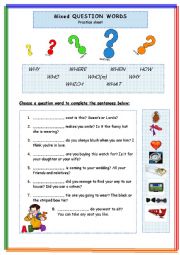 Questions worksheets