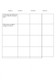 How do you spend your time? - ESL worksheet by hmmmbeets