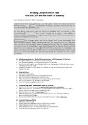 Reading worksheets worksheets