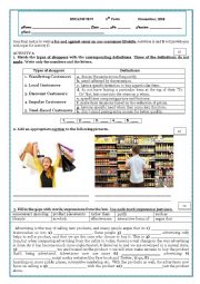 Consumer society worksheets