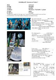 English Exercises: Space: Science Fiction