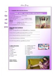 Selena Gomez - ESL worksheet by crisangie