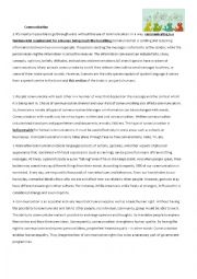 Communication worksheets worksheets