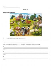 Assessment worksheets