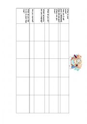 Speed dating worksheets