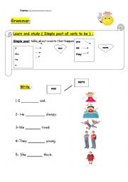 Simple past worksheets