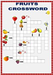 Fruits worksheets
